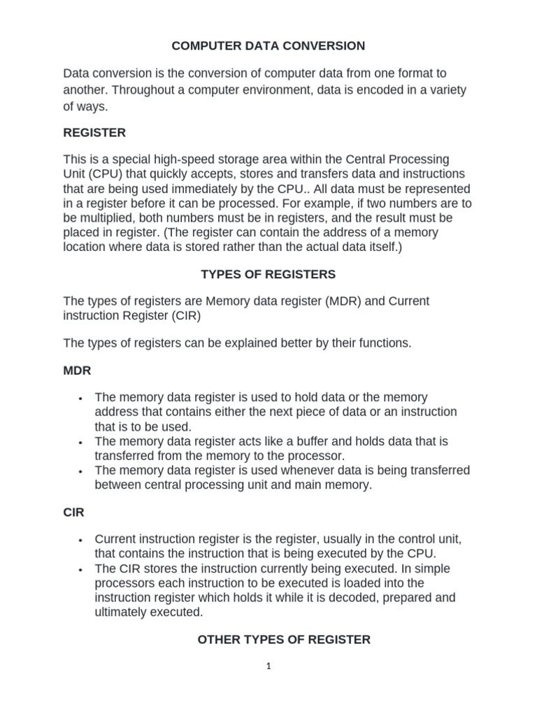 Chemistry Note For SS 1 | PDF | Computer Data Storage | Central Processing Unit
