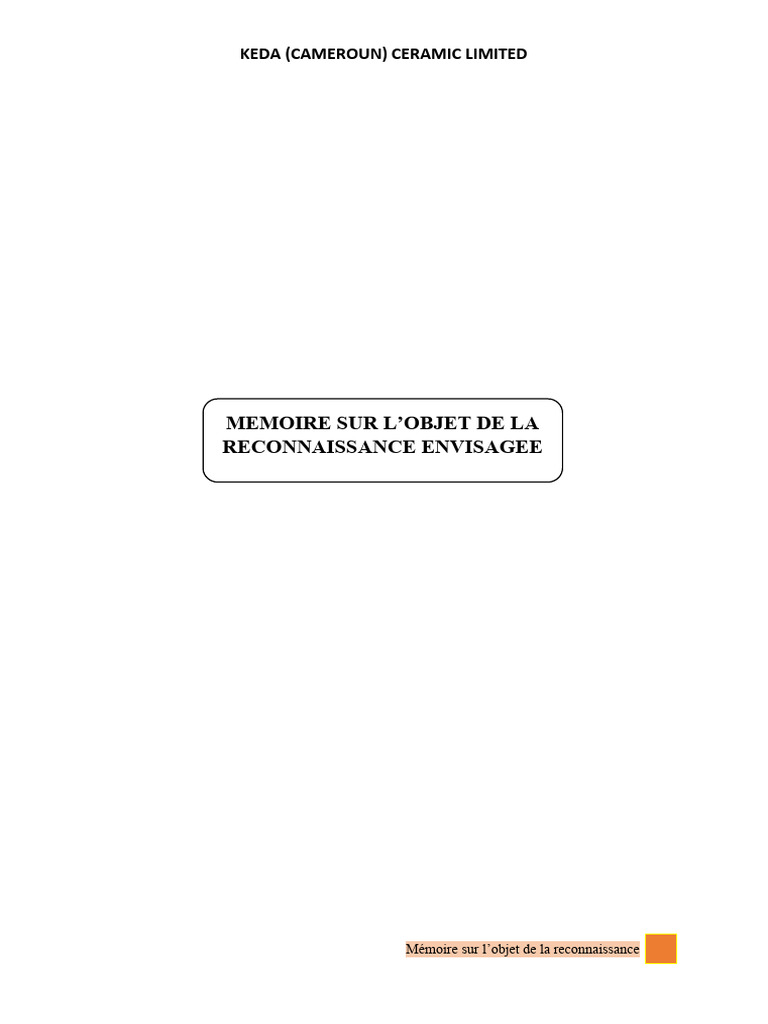 Étude géologique de KEDA Cameroun | PDF | Granit | Géologie
