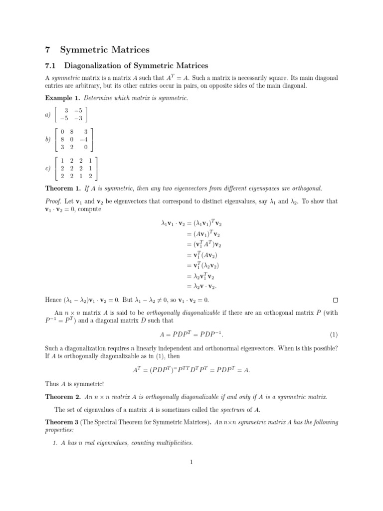 eigone | PDF | Eigenvalues And Eigenvectors | Matrix (Mathematics)