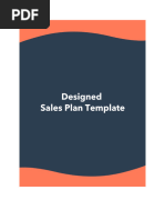 Template Sales Plan | PDF | Sales | Strategic Management