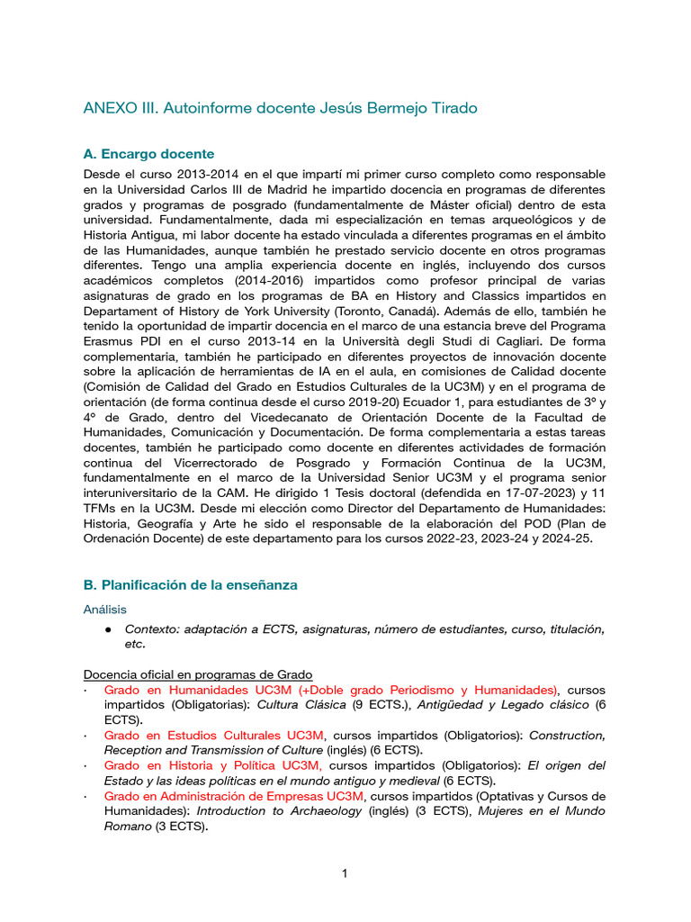 Anexo III Modelo | PDF | Moodle | Enseñando