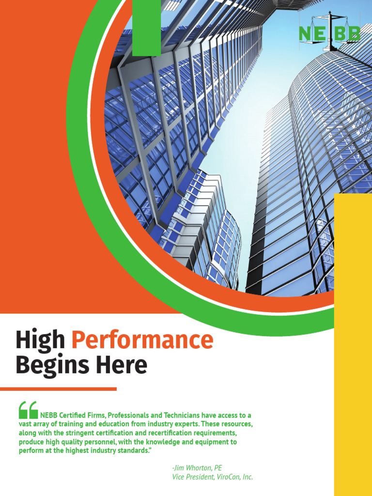 NEBB Overview Brochure 2019 | PDF