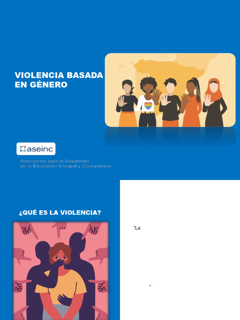 Violencia Basada en G nero | PDF | Violencia | La violencia contra las mujeres
