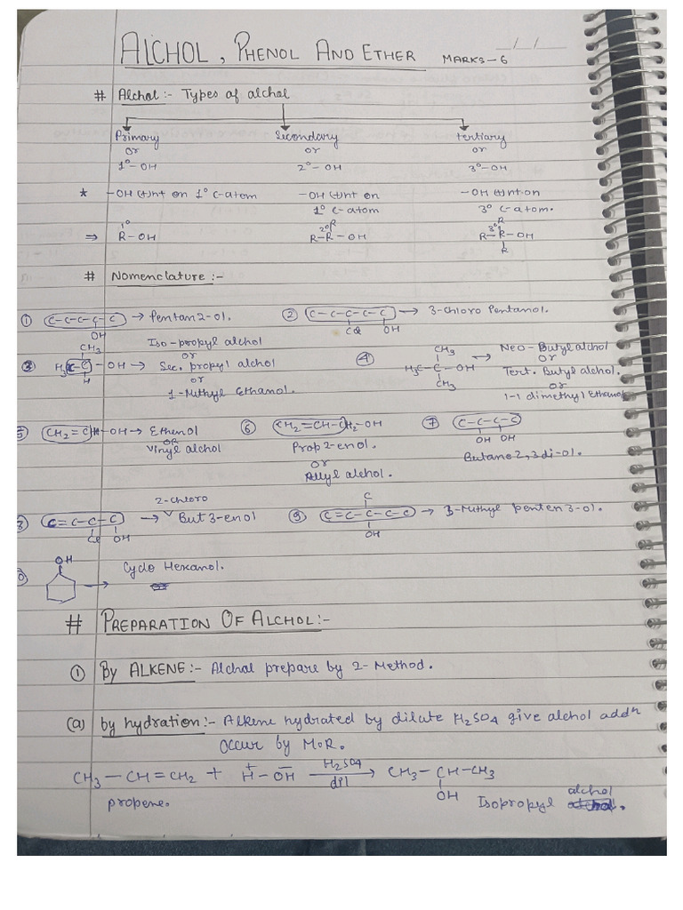 Alochol Phenol Ether | PDF