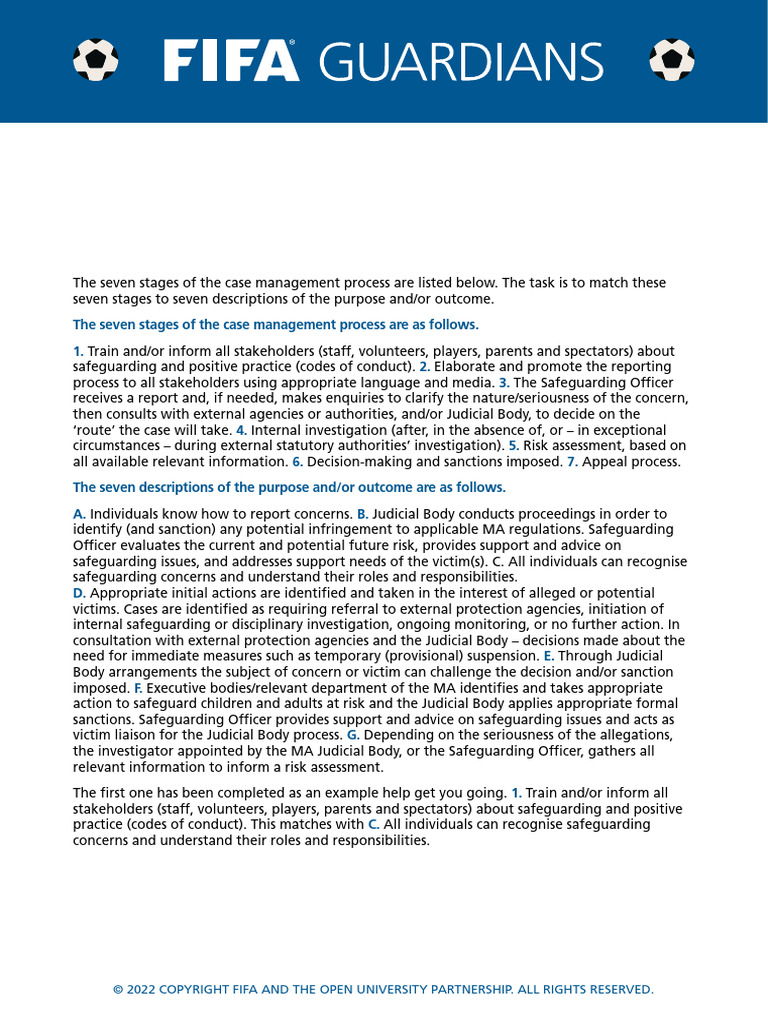 7.6 The Stages of Managing A Serious Safeguarding Case | PDF | Risk ...