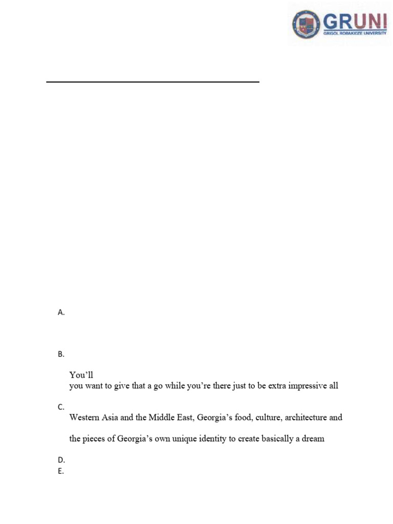 Interview Questions (Gruni) | PDF | Georgia (Country) | Doctor Of Medicine