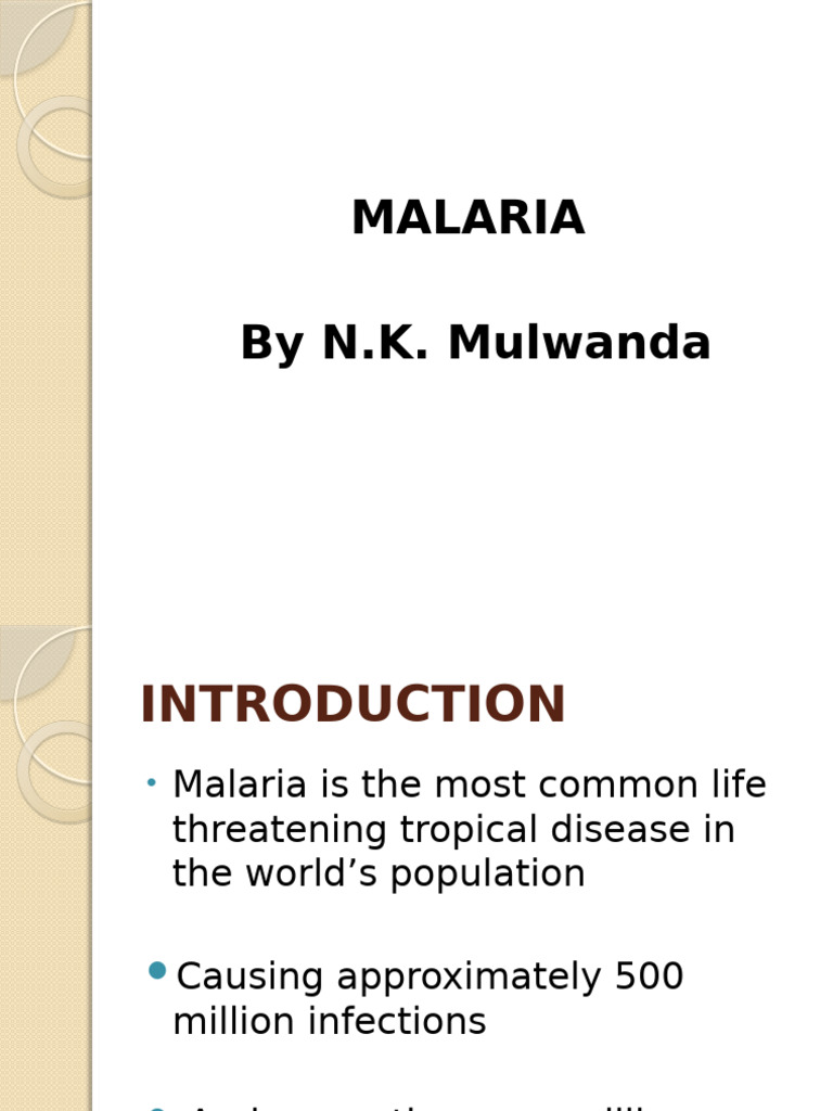 Malaria | PDF | Plasmodium | Plasmodium Falciparum