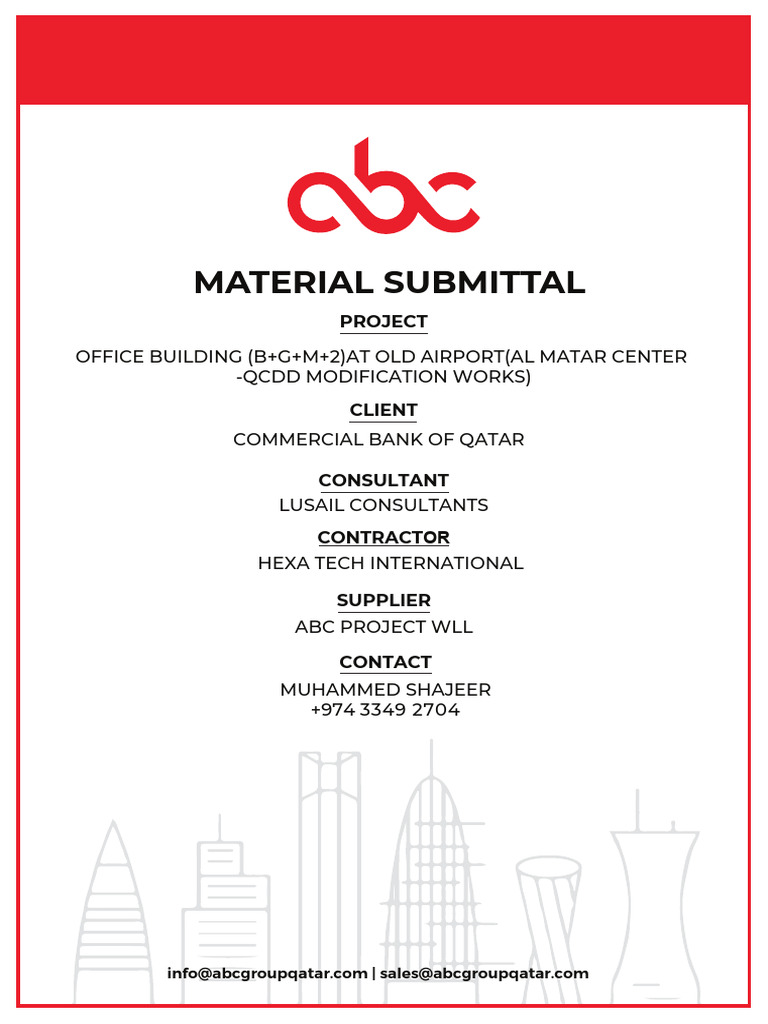 MTS - QCDD Modification Works) . | PDF