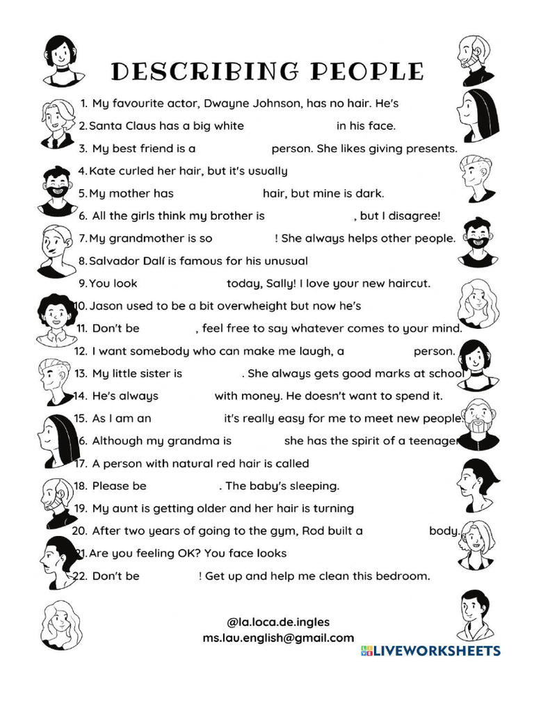Describing People | PDF