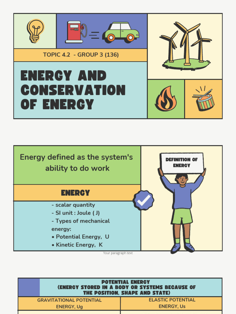 Energy and Conservation of Energy - 20231019 - 150327 - 0000 | PDF ...