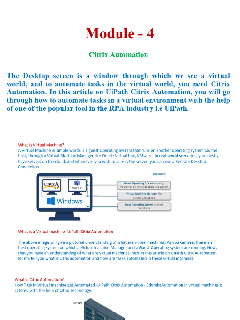 ut 4 citrix automation | PDF | Virtual Machine | Virtualization