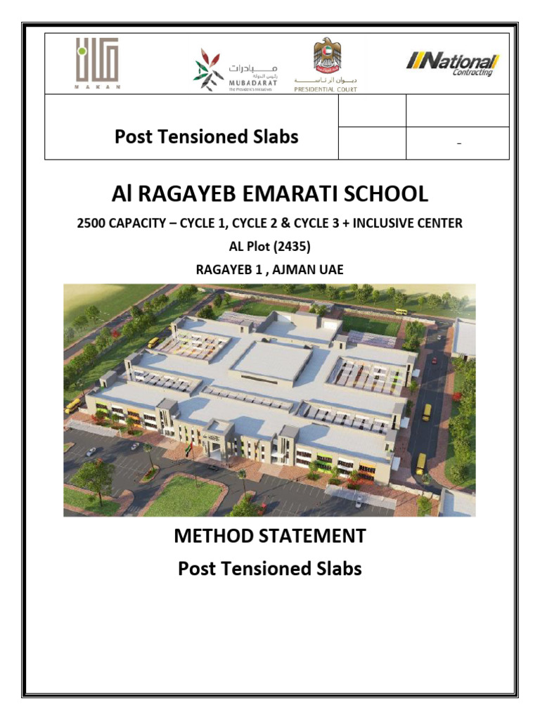 Final MS Post Tensioned Slabs | PDF | Concrete | Prestressed Concrete