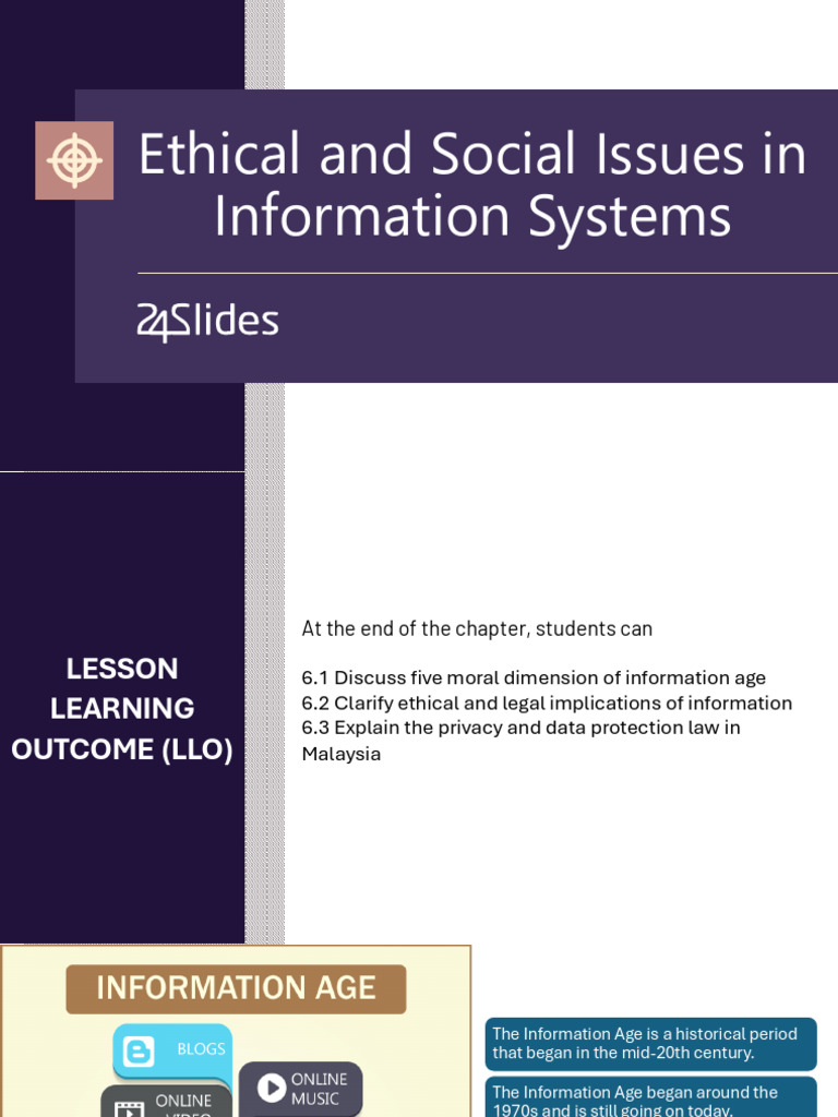 CHAPTER 6 Ethical and Social Issues in Information Systems | PDF | Trademark