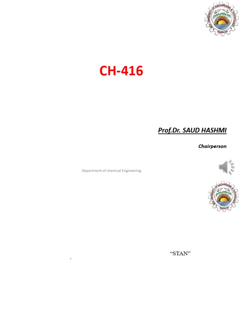 CH-416 Lect-1 Spring 2024 | PDF | Cracking (Chemistry) | Alkane