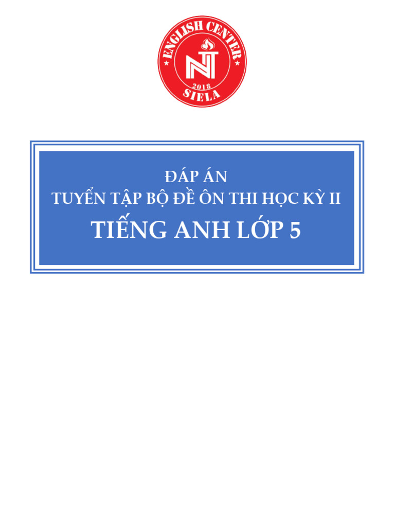 Ôn Thi HK 2 - L P 5 (2024) - Đáp Án | PDF