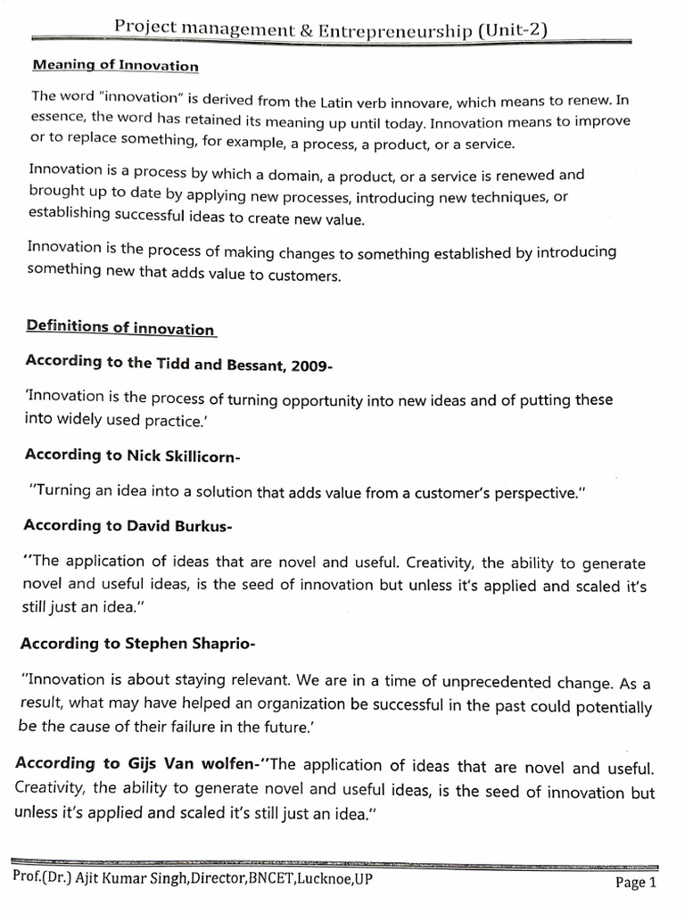 Project Management UNIT-2 | PDF