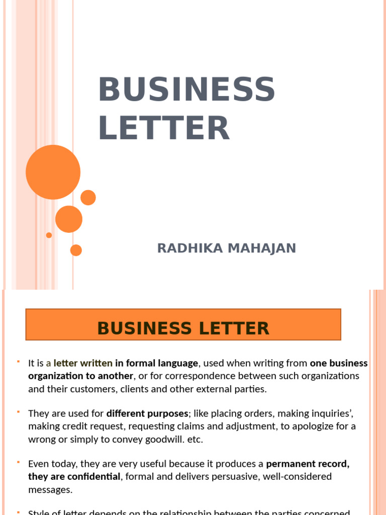 Essentials of Writing Business Letters | PDF