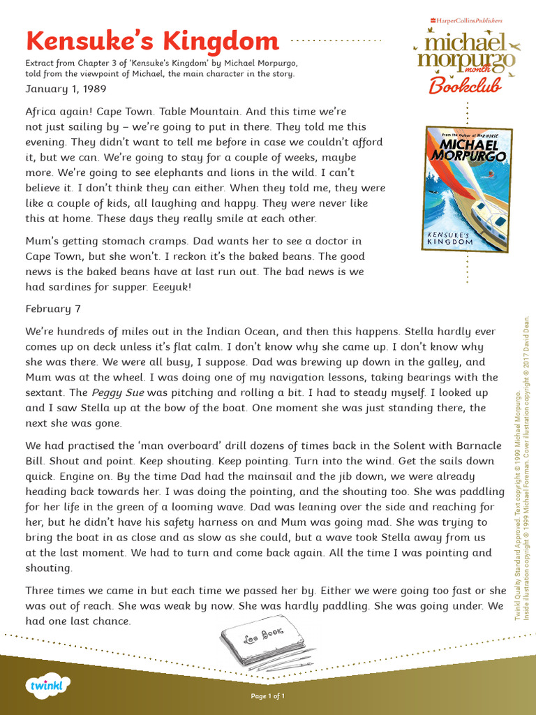 T e 1674079283 Kensukes Kingdom Differentiated Reading Comprehension ...