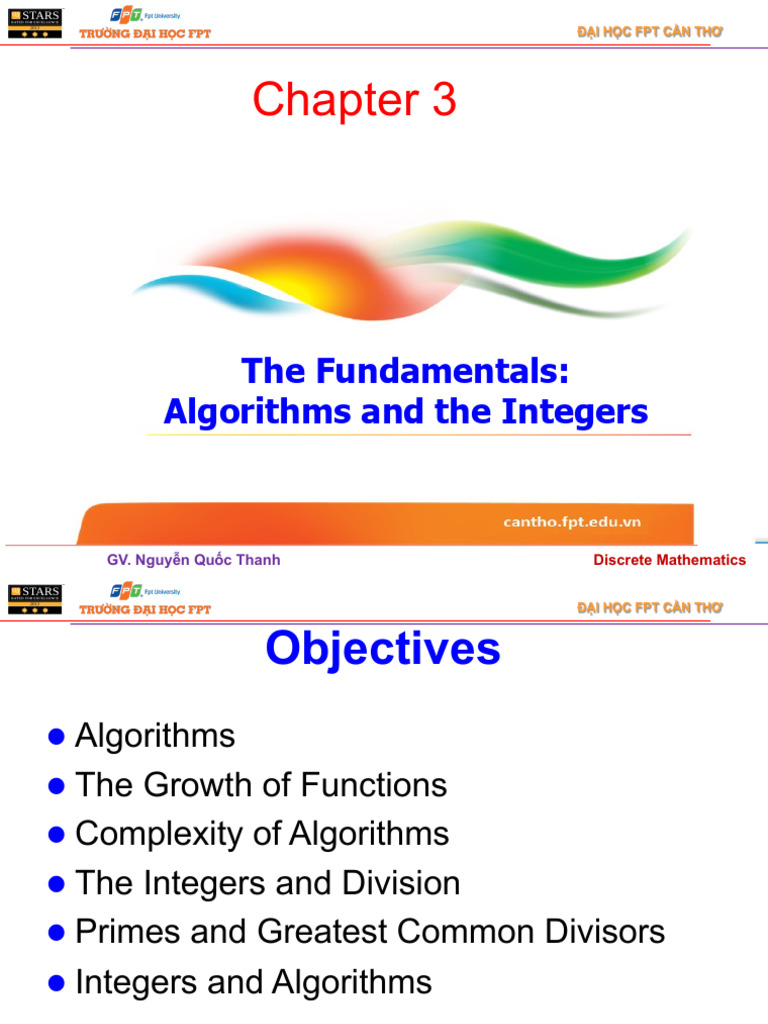 Chapter 3-The Fundamentals - Algorithms - Integers | PDF | Computational Complexity Theory ...