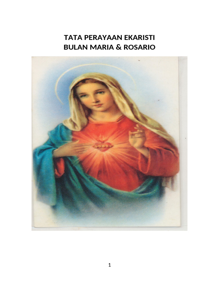 Tpe Bulan Maria & Rosario | PDF