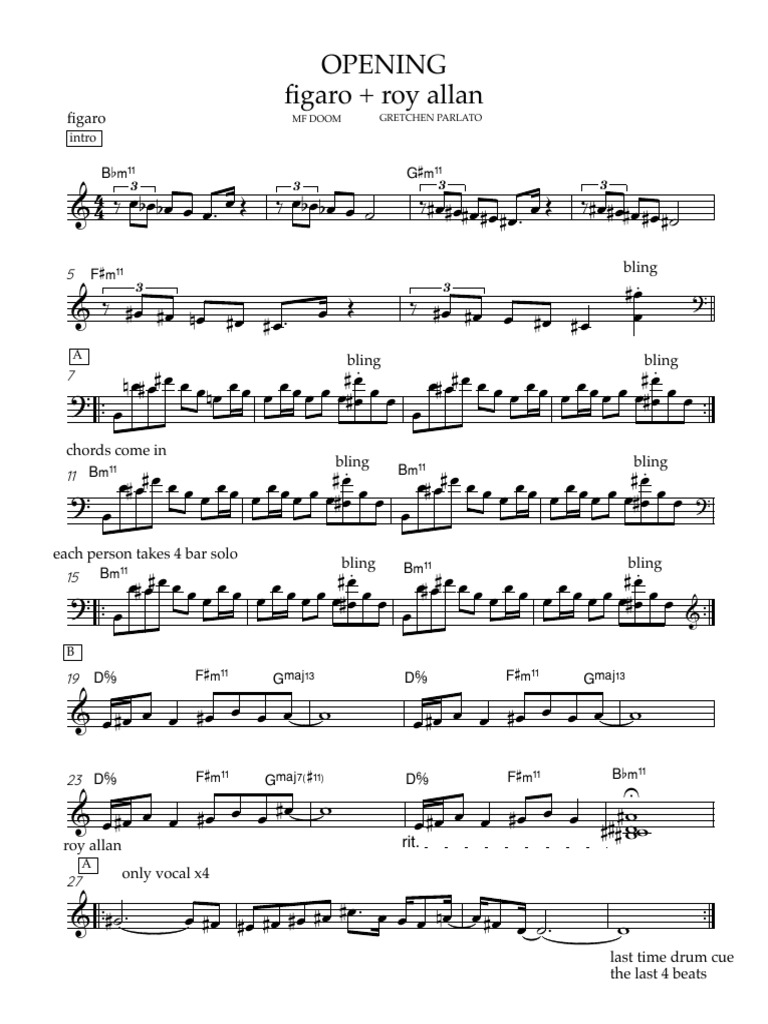 (Opening) Figaro + Roy Allan Tenor | PDF
