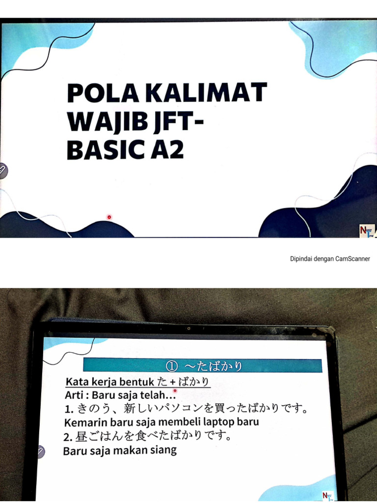 Bunpou Part 1 (20 Tipe) | PDF