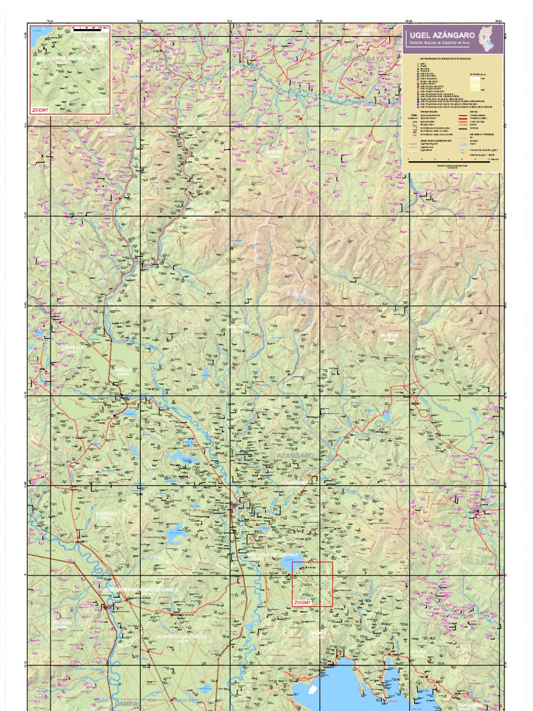 Ugel - Azangaro MAPA | PDF