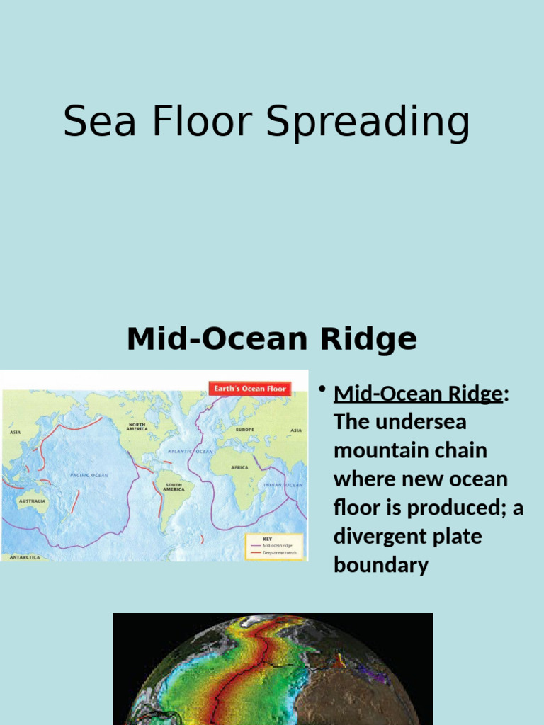 1 4 Sea Floor Spreading | PDF | Plate Tectonics | Physical Geography