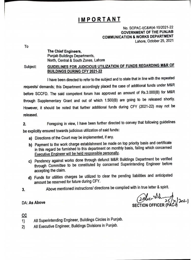 Guideline of M&R Funds | PDF