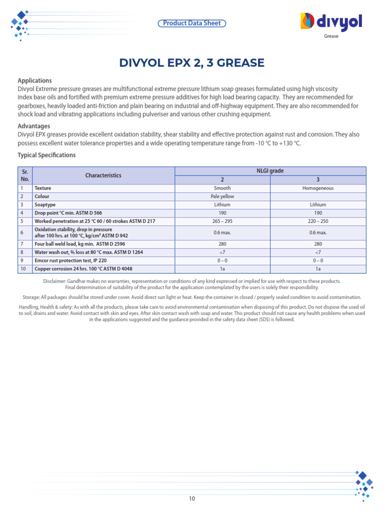 PDS Grease | PDF | Industrial Processes | Materials