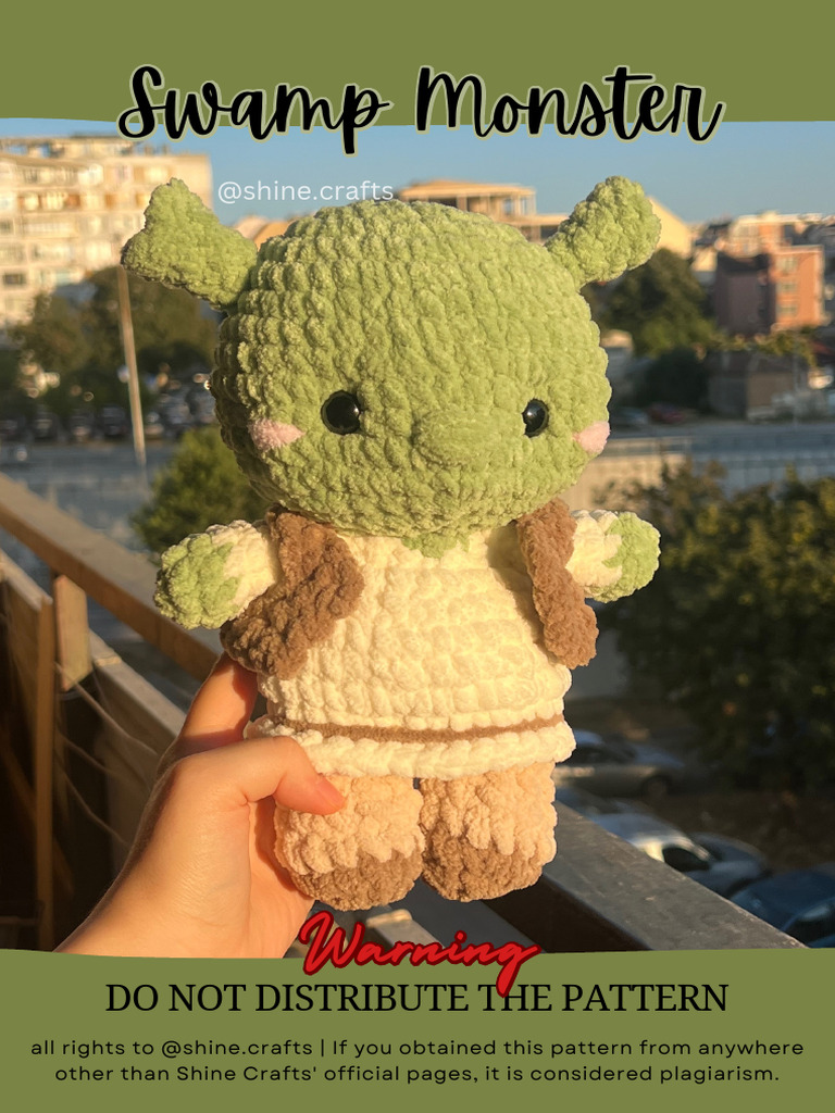 Swamp-Monster Pattern by Shine - Crafts | PDF | Crochet | Crafts