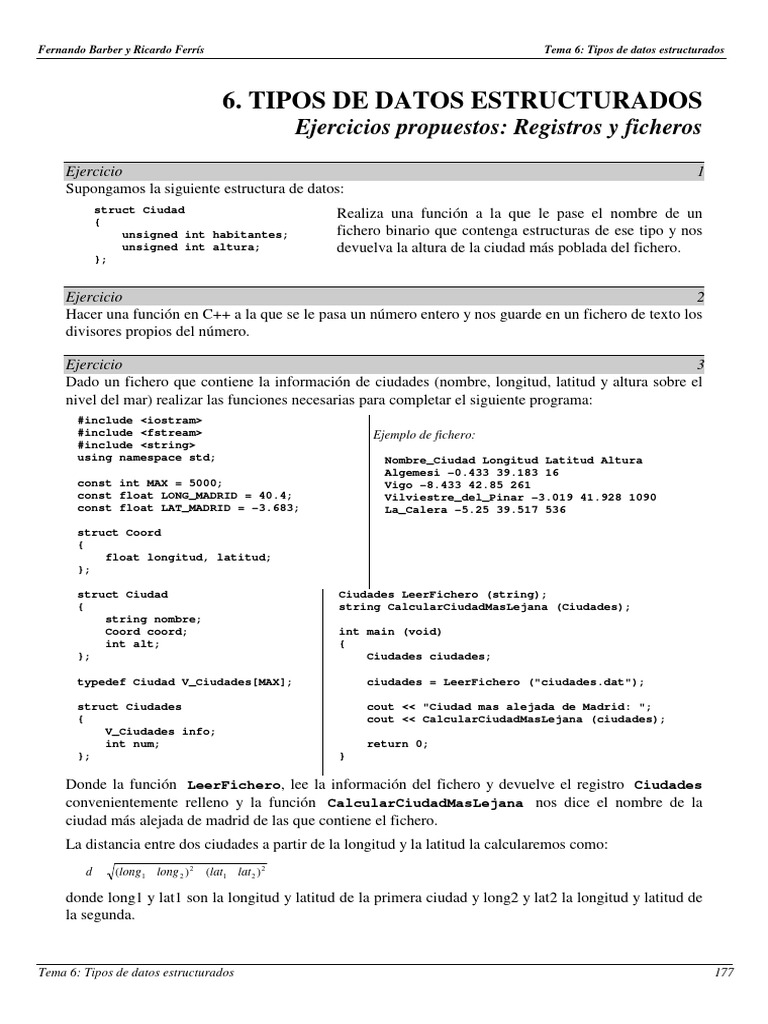 Informatica - Tema.06.Tipos de Datos estructurados.02c ...