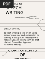 IGCSE - SPEECH WRITING | PDF | Argument | Rhetoric