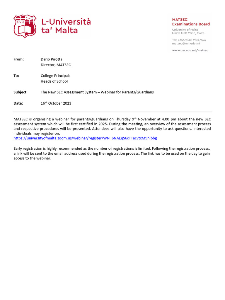 24-23 The New SEC Assessment System - Parents - Guardians | PDF