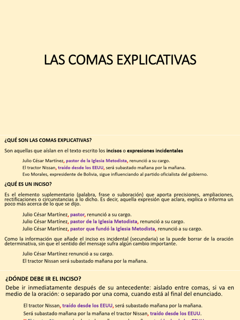 5 La Coma Explicativa | PDF | Lingüística