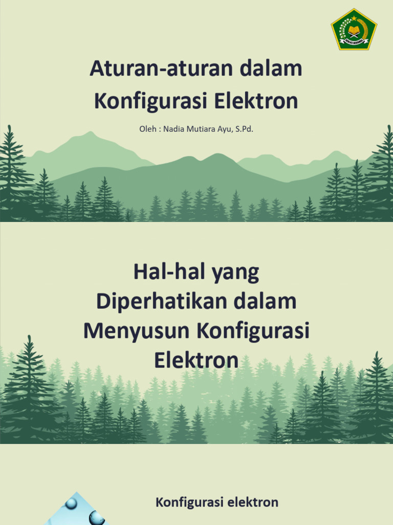 8.2. Aturan-aturan dalam konfigurasi elektron | PDF