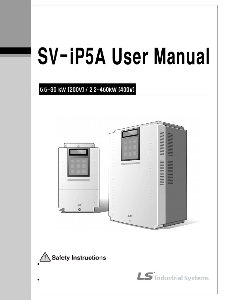 LS iP5A Manual (001-180) (001-140) | PDF | Power Inverter | Power Supply