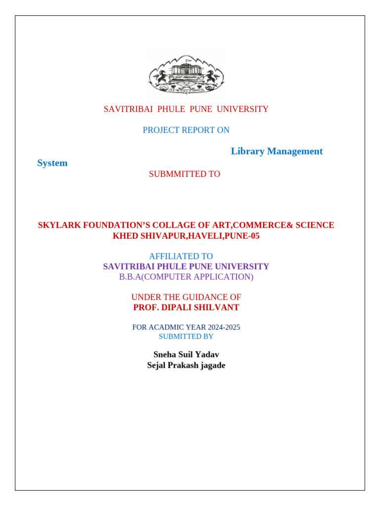 Project Report Last | PDF | My Sql | Databases