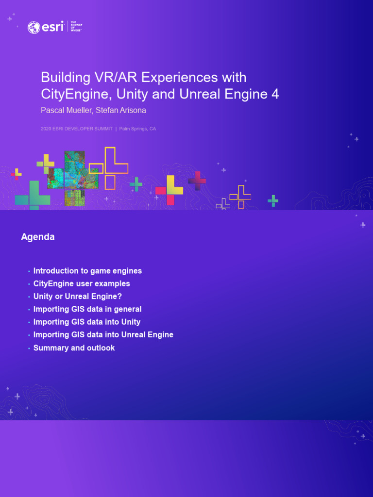Building VR Ar Experiences With Cityengine Unity and Unreal Engine | PDF | Unity (Game Engine ...