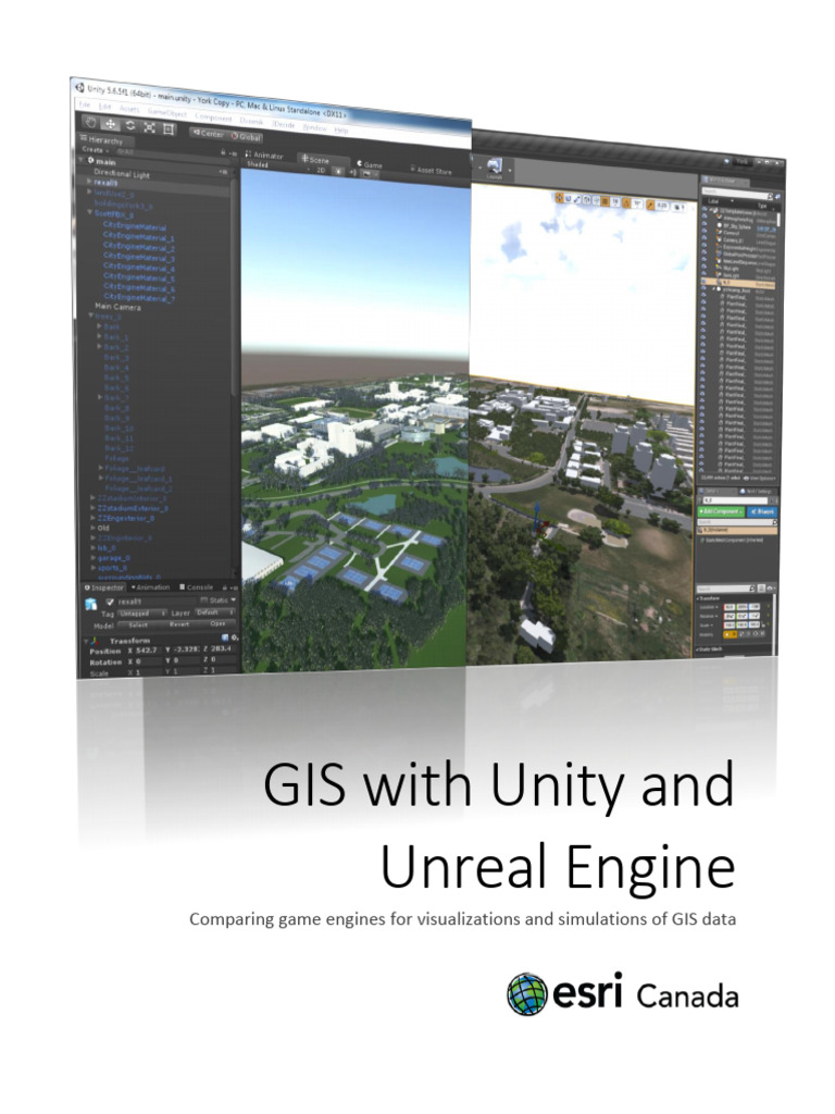 GIS With Unity and Unreal Engine | PDF | Unity (Game Engine) | 3 D Computer Graphics