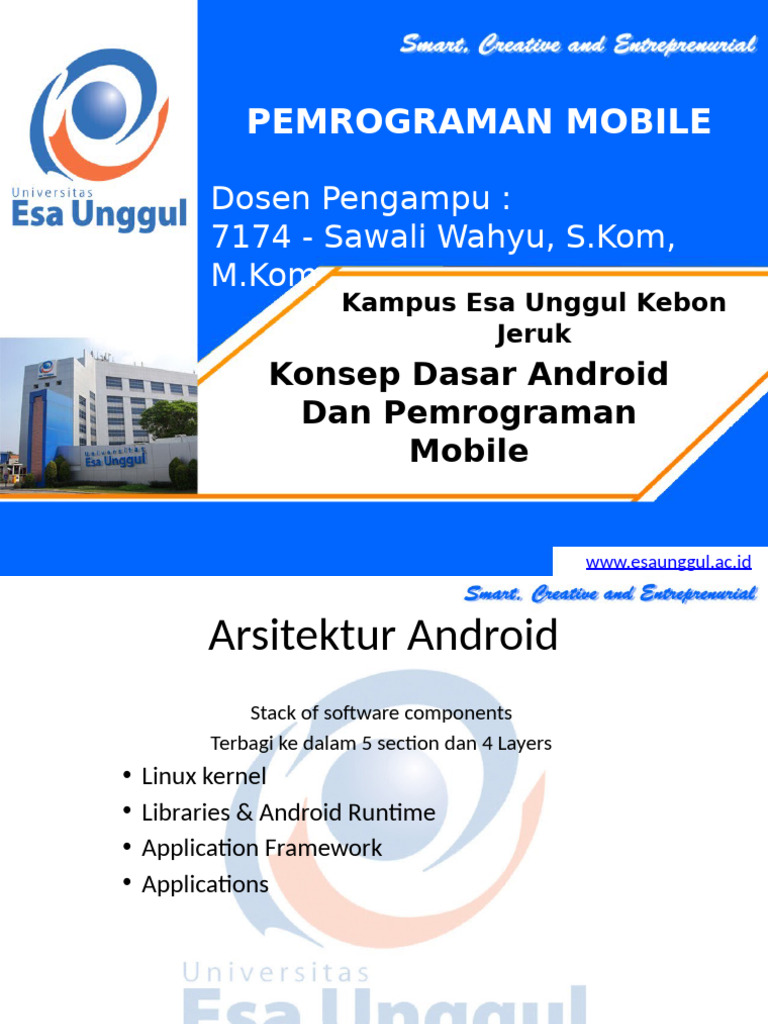 Pertemuan 3 - Dasar Android Bagian 1 | PDF | Android (Operating System) | Computing Platforms
