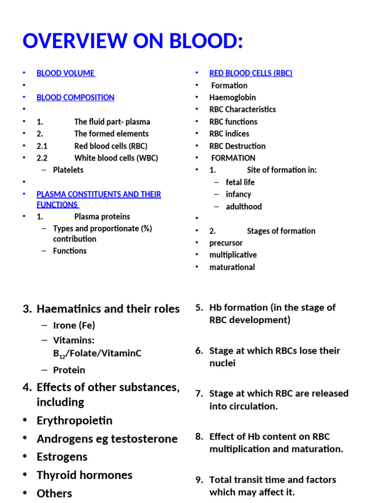 Blood | PDF | Blood | Blood Plasma