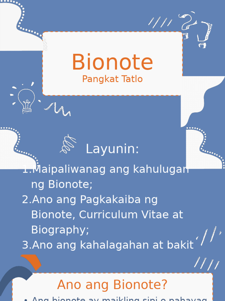 Group 3 - Bionote | PDF