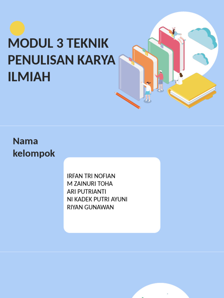 Modul 3 Teknik Penulisan Karya Ilmiah | PDF