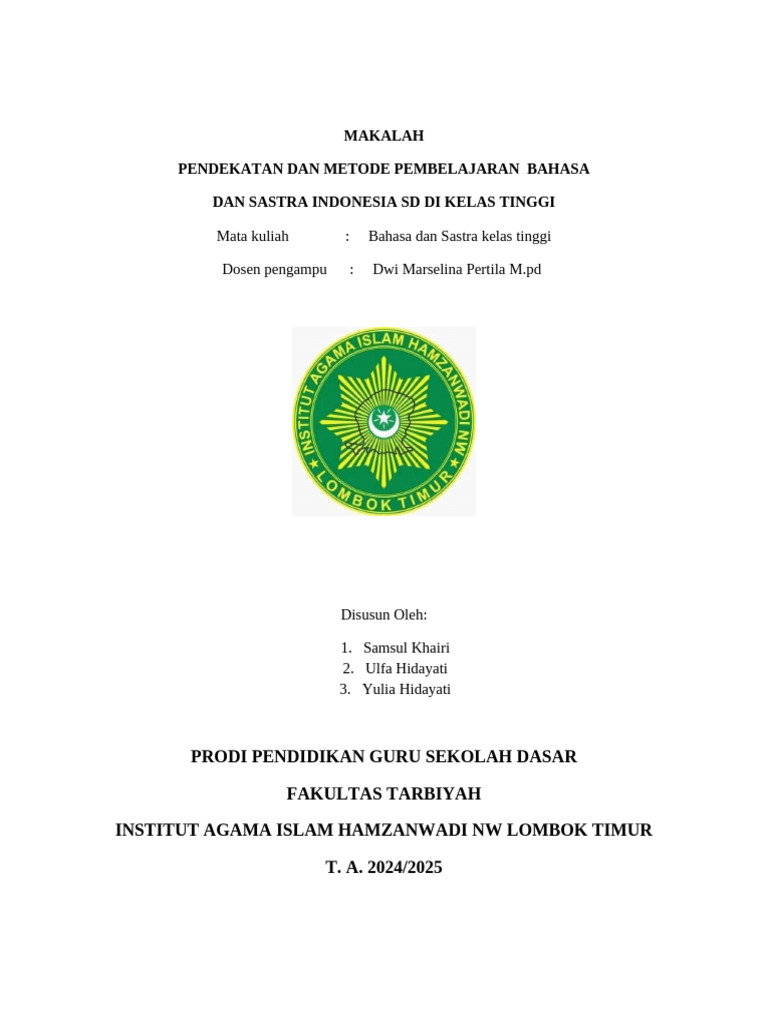 Makalah KLPK 2 | PDF