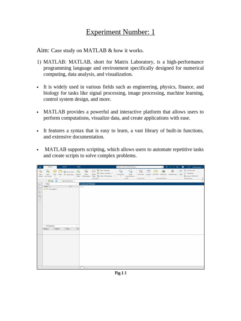 Da 1 | PDF | Matlab | Computer Programming