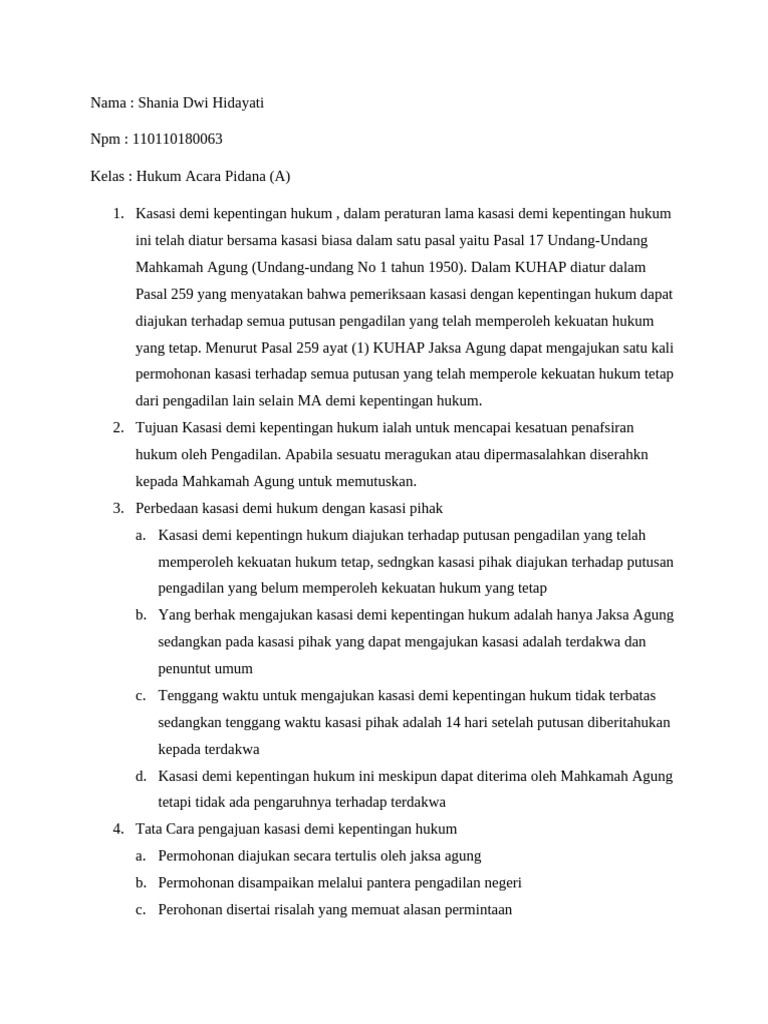 Hapid Upaya Hukum Luar Biasa | PDF