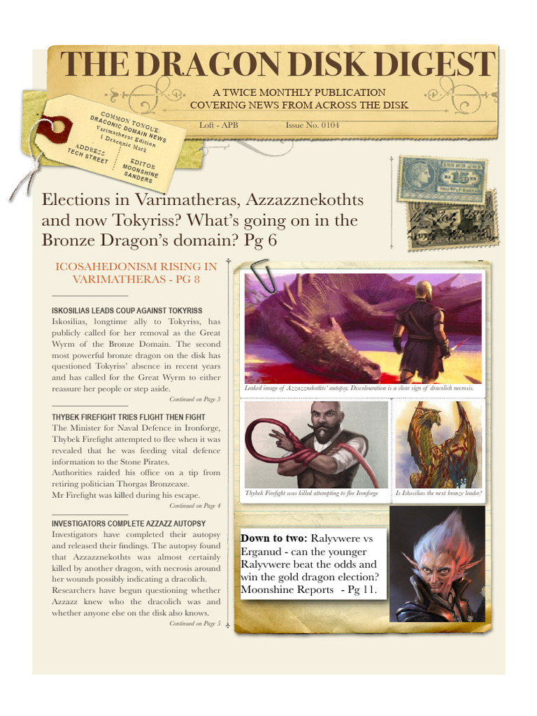 The Dragon Disk Digest - Issue 0104 | PDF