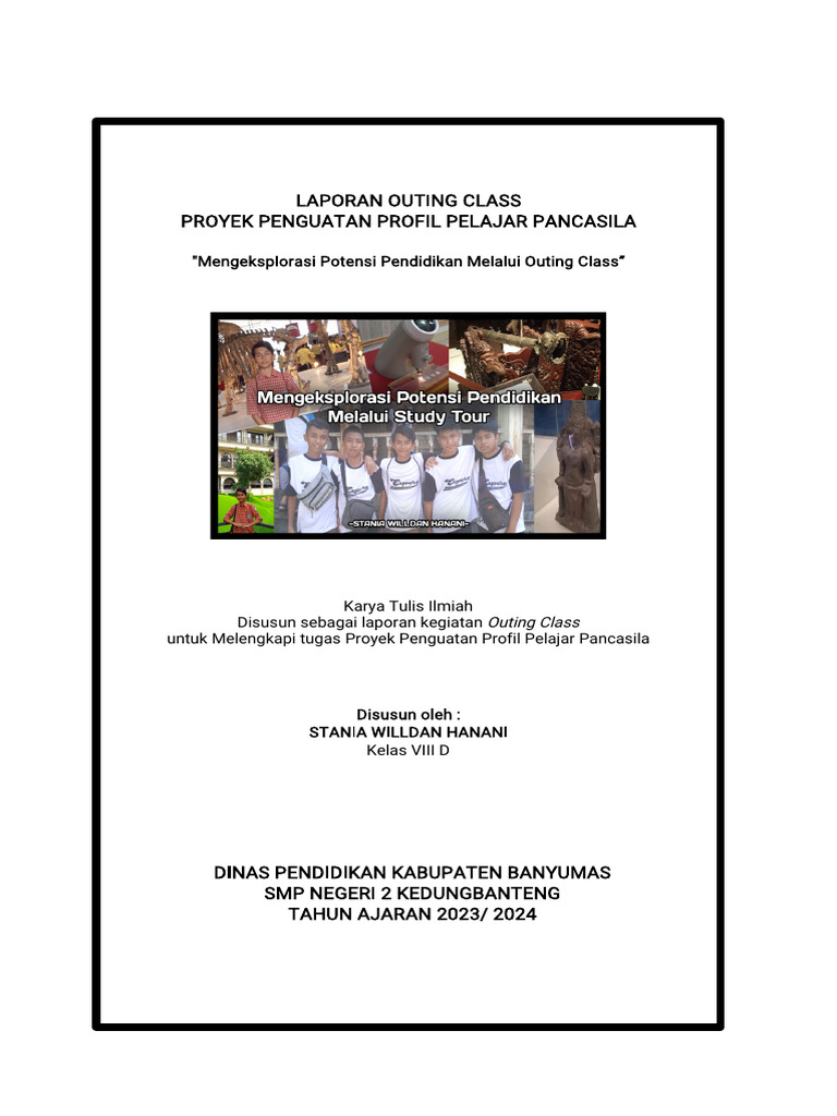 Laporan Outclass Willy JKT-BDG | PDF