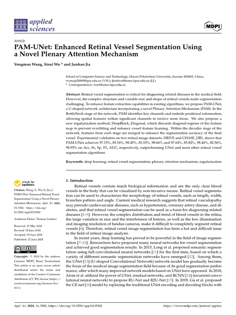 Applsci 14 05382 | PDF | Image Segmentation | Sensitivity And Specificity